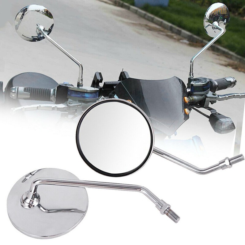 Universal Round 8.5cm Motorcycle Side Mirror ( AMD ) | Shopee Philippines