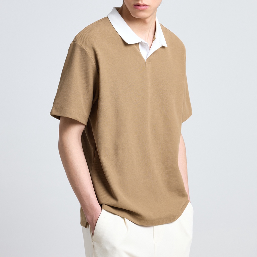 IY Korean Trending Polo Shirt For Men Short Sleeve | Shopee Philippines