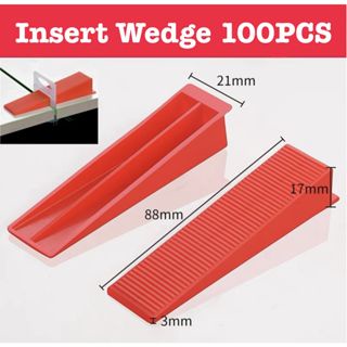 100pcs Insert Wedge Tile Leveler Tile Cross Tile clip Tile Leveling ...
