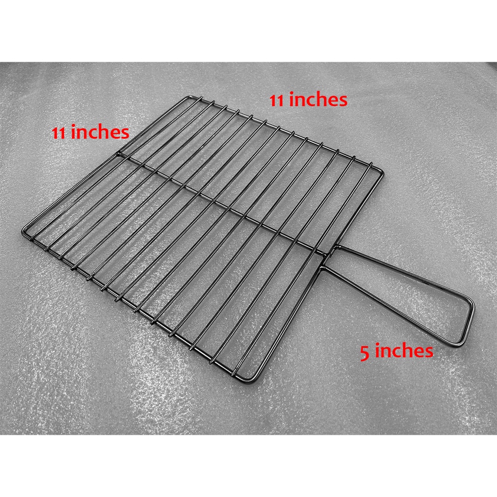 grill BBQ parilya size 11x11 inches with long handle | Shopee Philippines
