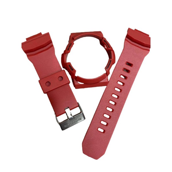 ☬Replacement Strap and Bezel for Gshock-Ga200 matte CokeRed | Shopee ...