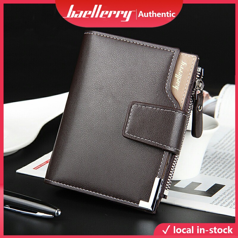 Baellerry Wallet with Coin Purse High-Quality PU Leather ...