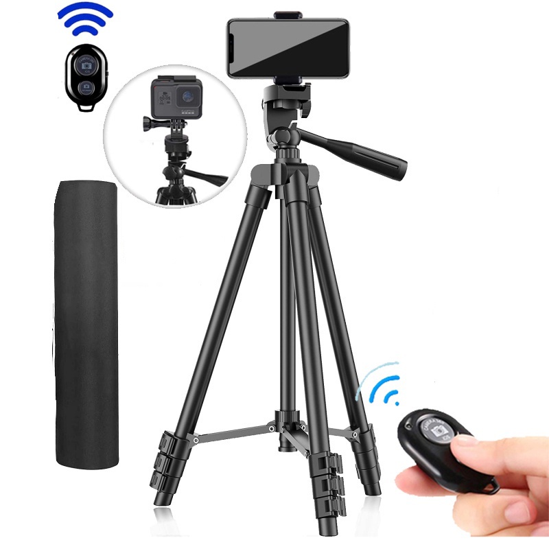 Tripod 3way Mobile Holder With FREE Bluetooth Shutter Remote Control ...
