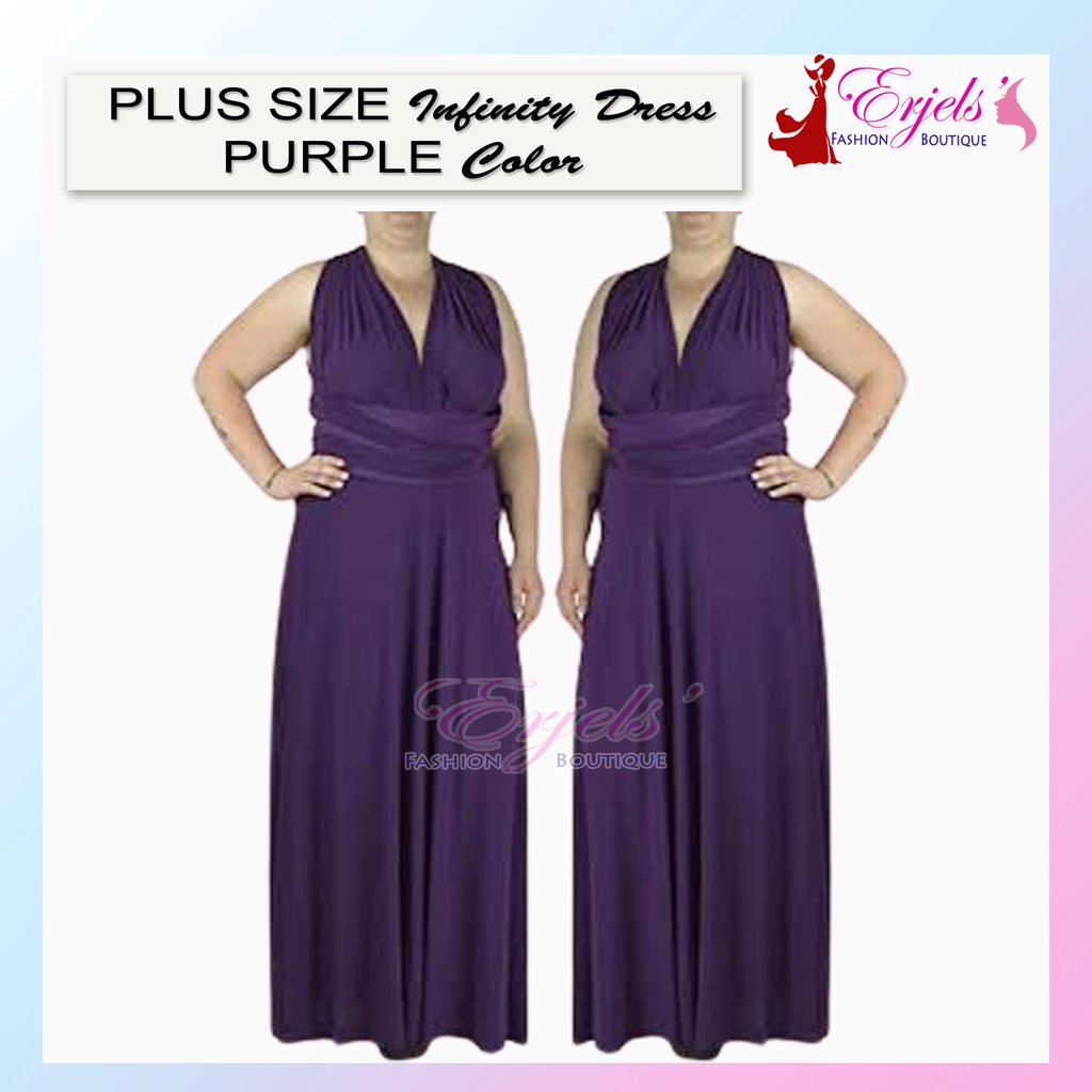PLUS SIZE Infinity Dress With Tube Floor Length | Can fit to 34-42 ...