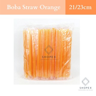 Boba Straw Individual Wrapped 21/23/27 CM (100 pcs) /Milktea Straw ...