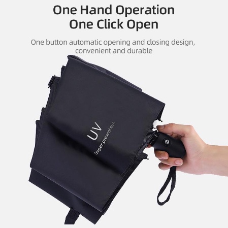 New One Click UV Sunscreen Umbrella 5 colors folding umbrella men women ...