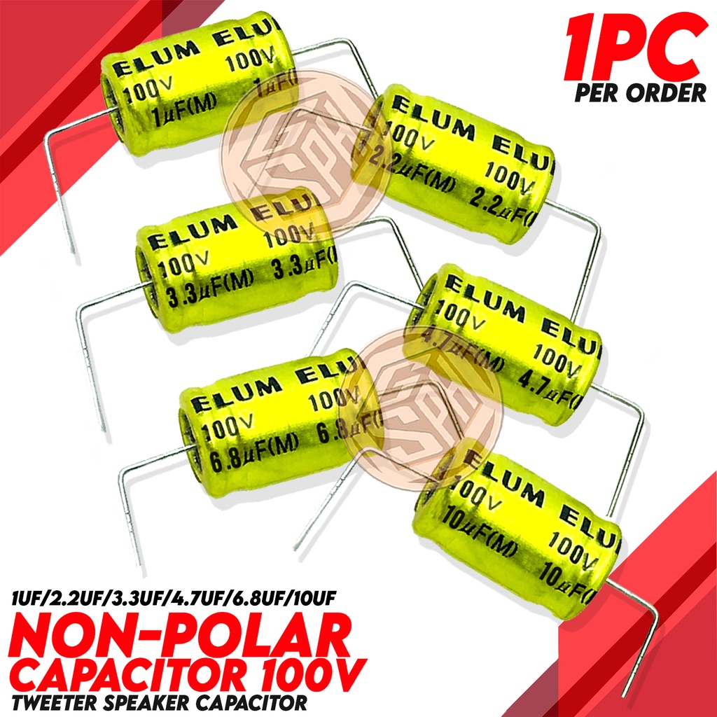 Non Polar Capacitor 1UF/2.2UF/3.3UF/4.7UF/6.8UF/10UF 100V Driver Unit ...