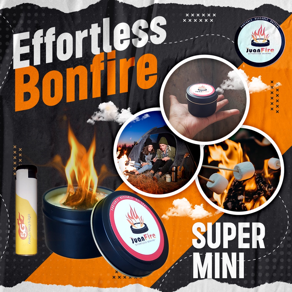 JuanFire SUPER Mini Camping Light Portable Bonfire Portable Campfire ...