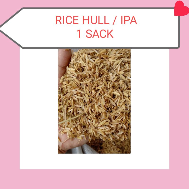 1 SACK RICE HULL FOR PLANTS AND VEGIES | Shopee Philippines