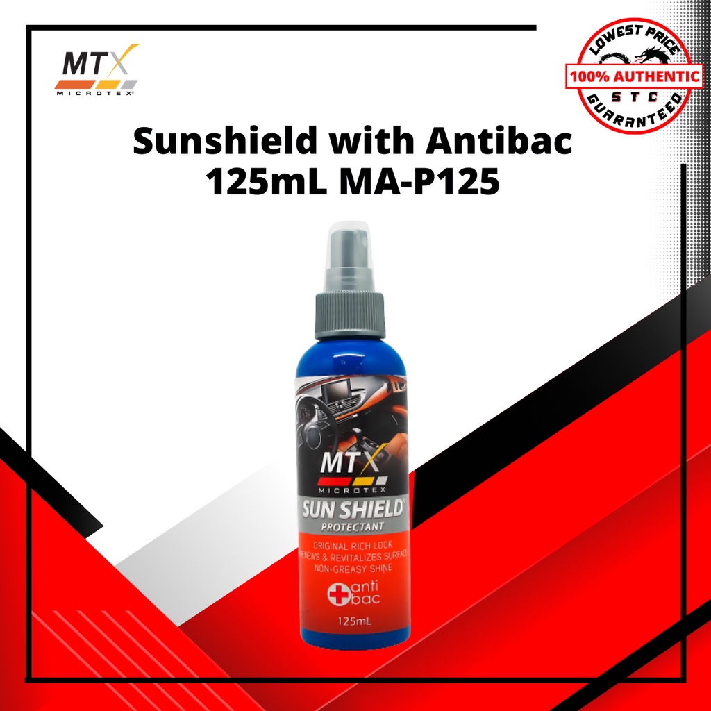 MICROTEX SUN SHIELD With ANTIBAC 125ML MA-P125 | Shopee Philippines