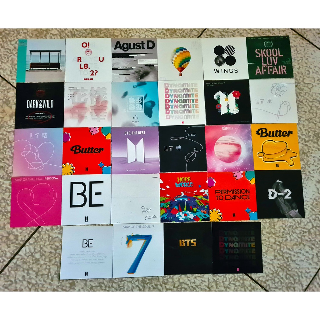 ♛BTS albums Sticker Pack RM Jin SUGA jhope Jimin V Jungkook Mono Agust ...