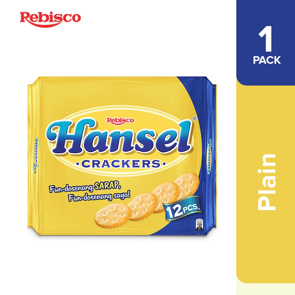 Hansel Plain Round Biscuit 32g x 10pcs | Shopee Philippines