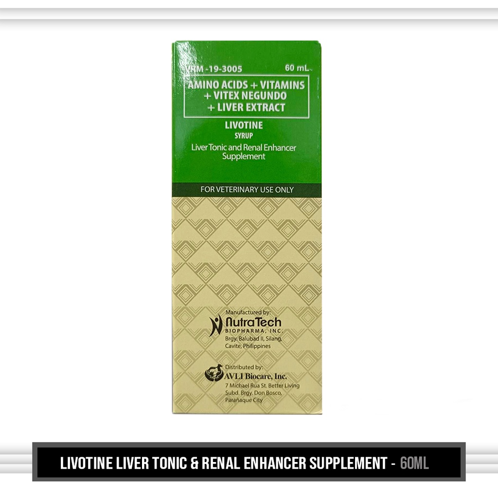 FIPRO-Livotine Syrup Liver Tonic and Renal Enhancer Supplement For Cats ...