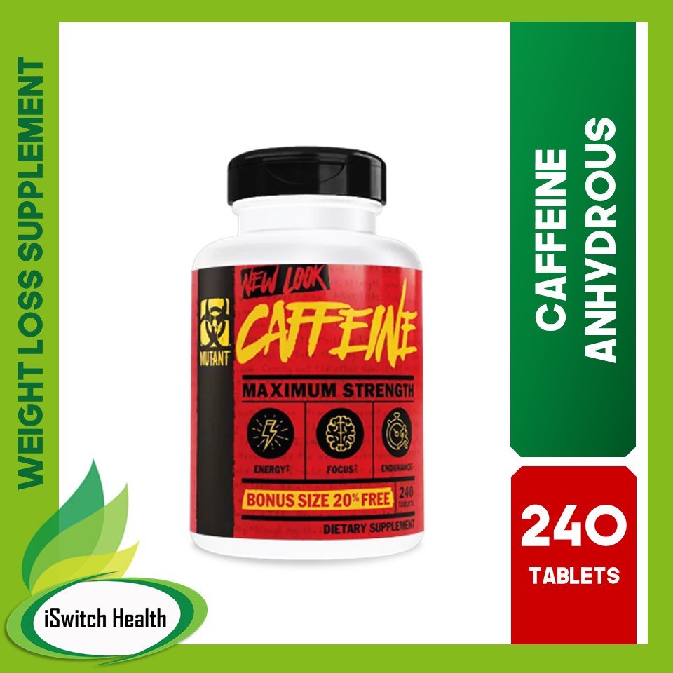 Mutant Caffeine 240 Capsules | Shopee Philippines