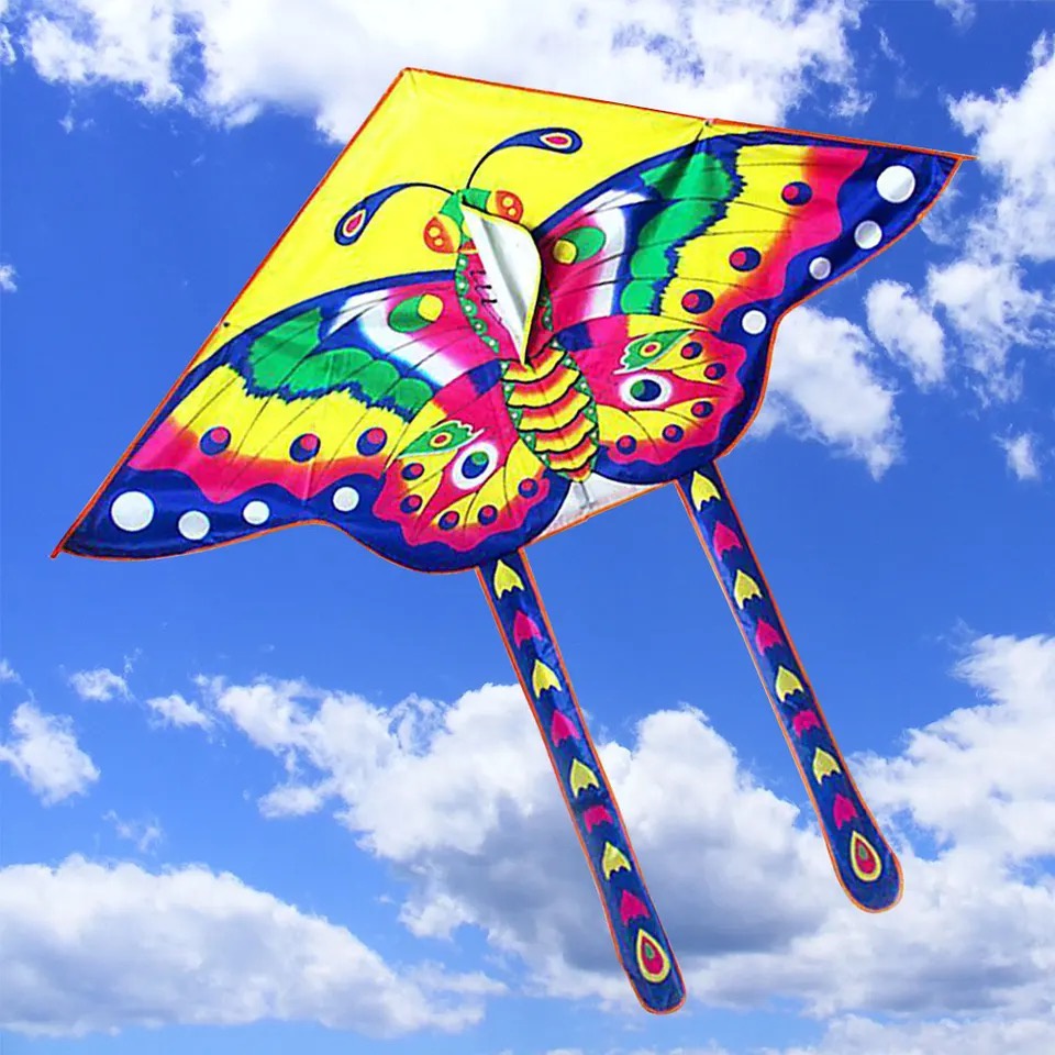125cm Huge butterfly kite Colorful Butterfly Flying Kite Children ...
