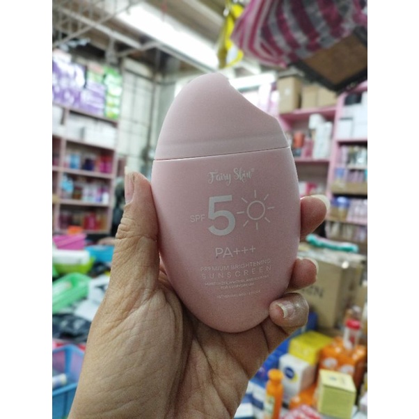 fairy skin sunscreen SPF50 PA+++ PREMIUM britening 50g | Shopee Philippines