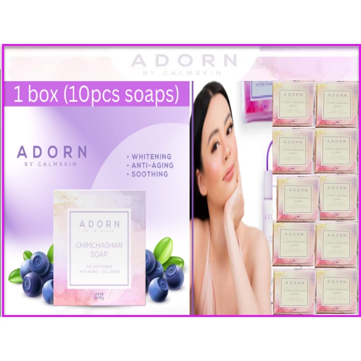 ADORN Chimchaghan Soap by Calmskin 1 BOX (10 PCS) | Shopee Philippines