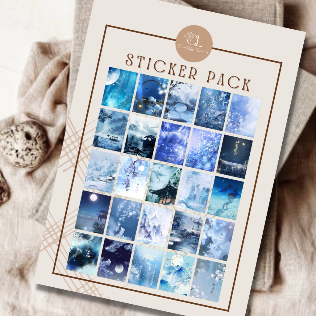 Asian Aesthetic Sticker Set | For Stationery Journal Scrapbook DIY Gift ...