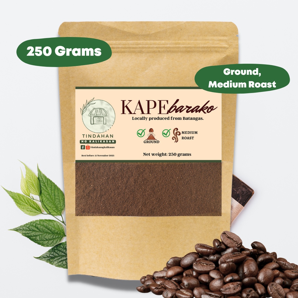 (100, 250 grams) Kape Kalikasan - Barako Ground Medium Roast Coffee ...