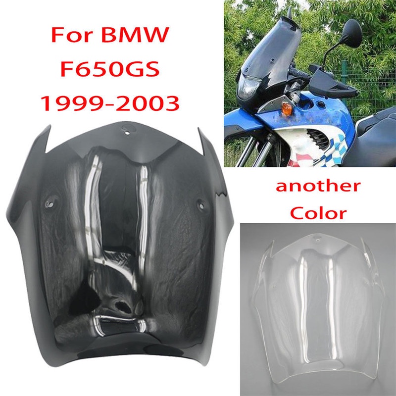 F650GS 99-03 Black Clear Motorcycle Windshield WindScreen Wind Shield ...