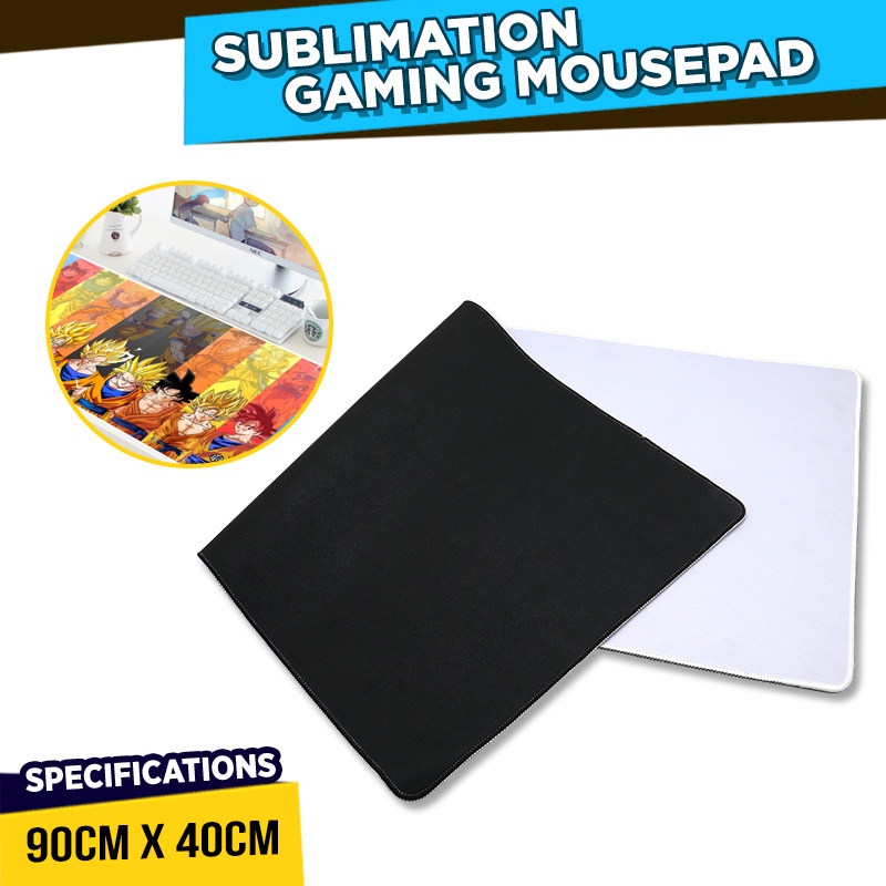 Full Sublimation Extended Gaming Mouse Pad 3mm Thick Color White & With ...