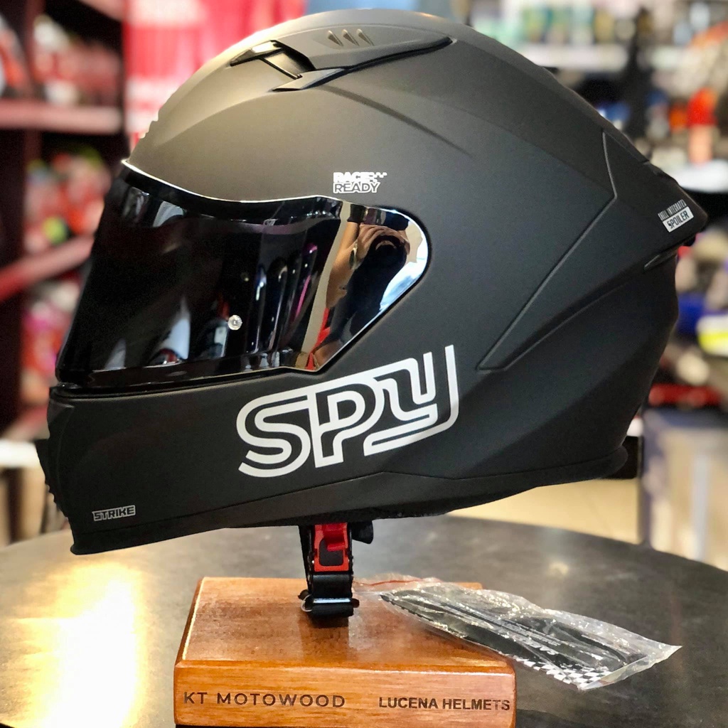 Spyder Helmet Strike V2 Full Face Single Visor /w Free Extra Clear ...