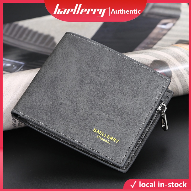 Baellerry D9168 Wallet Men's Short Korean Version Nulti-card Coin Purse ...