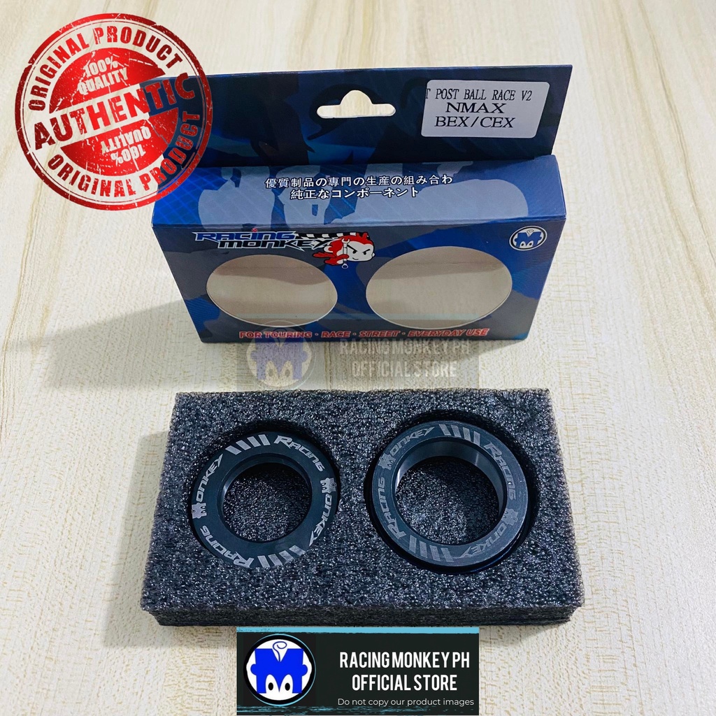 High Steel T Post Ball Race (Mio Mx 125/Nmax V1 ) Racing Monkey ...