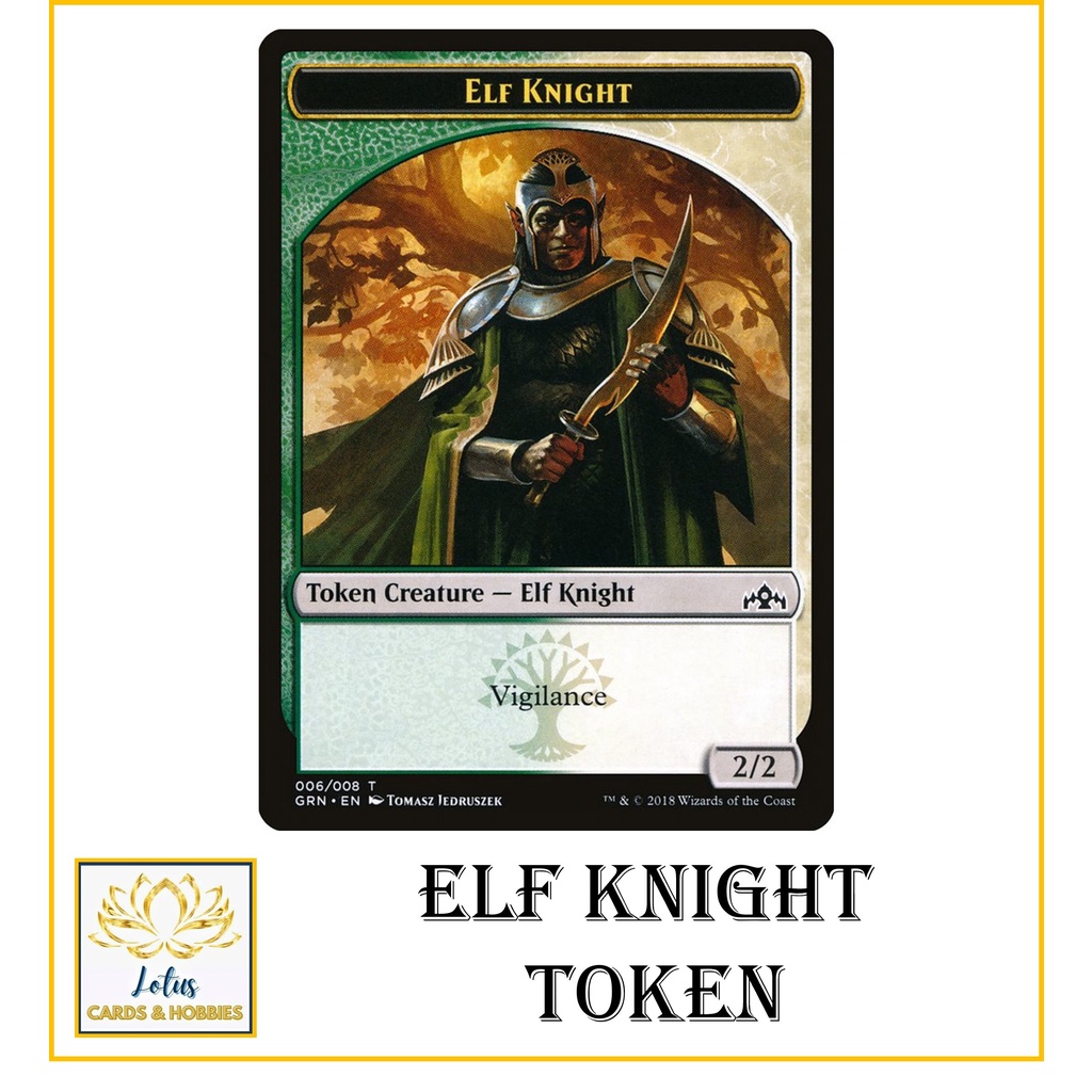 Magic the Gathering | Elf Knight Token | Shopee Philippines
