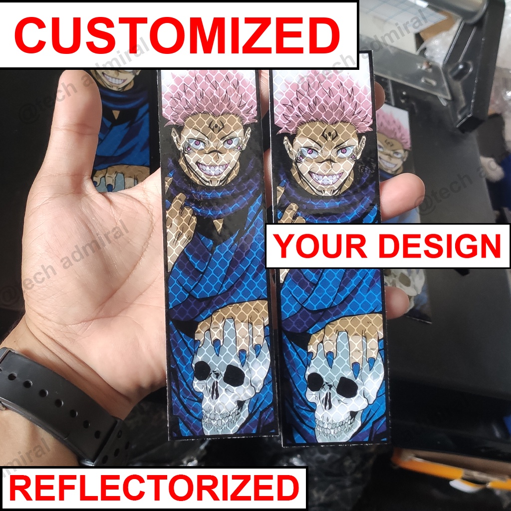 Alloy Top Box Sticker Waterproof CUSTOMIZED YOU OWN DESIGN ...