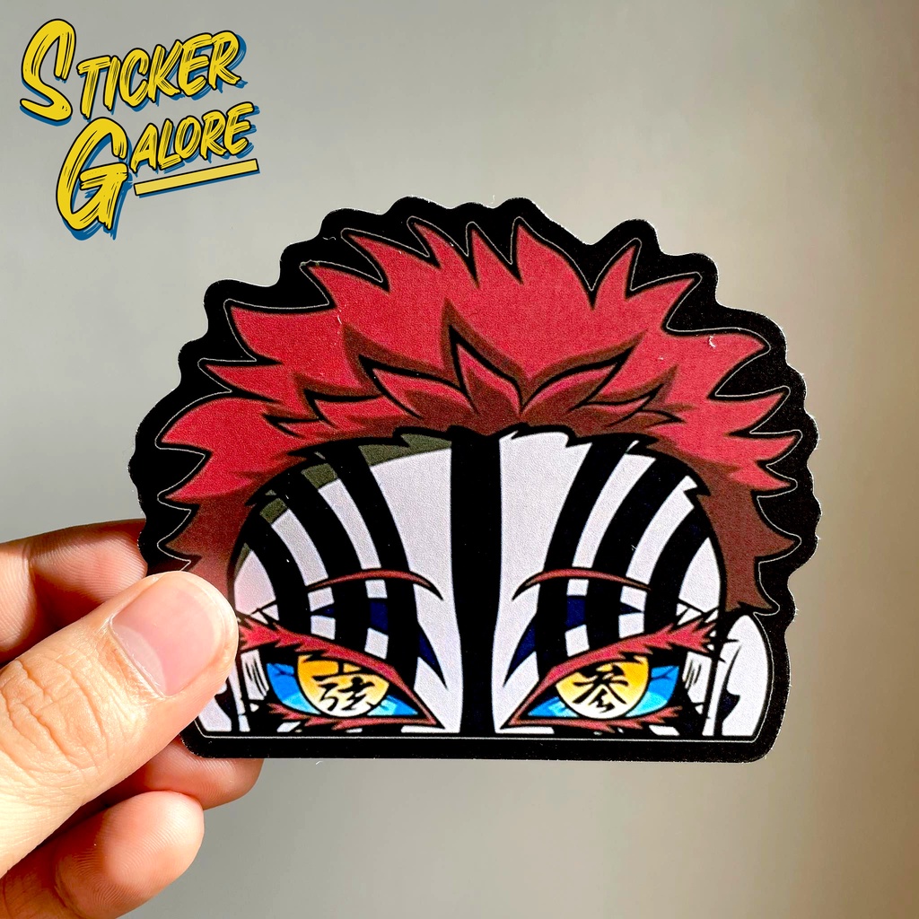 DEMON SLAYER PREMIUM PEEKER STICKERS (waterproof and scratch proof ...