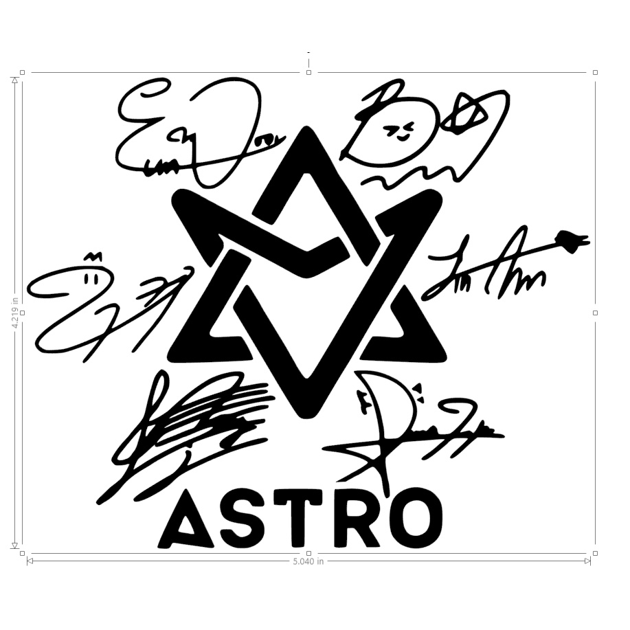 ATRO Logo with Signatures Decal | Vinyl Sticker | Shopee Philippines