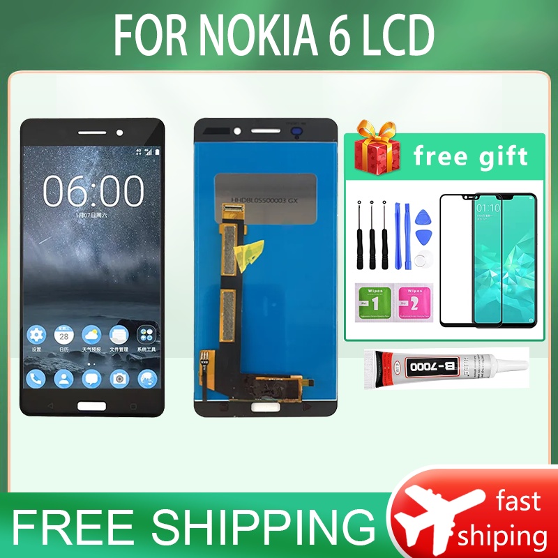 AAA For Nokia 6 N6 TA-1021 TA-1033 TA-1025 LCD Touch Screen and ...
