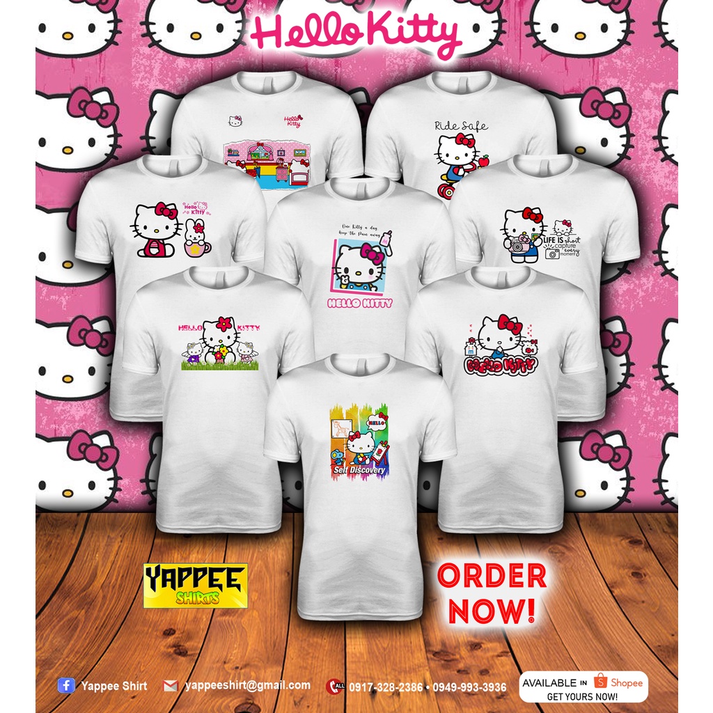 Yappee Hello Kitty Drifit Shirt Design | Shopee Philippines