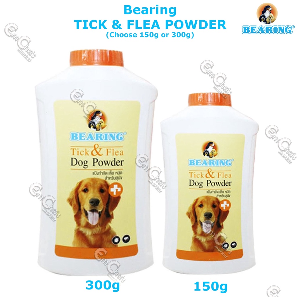 BEARING Tick And Flea Powder For Dogs (Choose 150g Or 300g) Yellow Pack ...