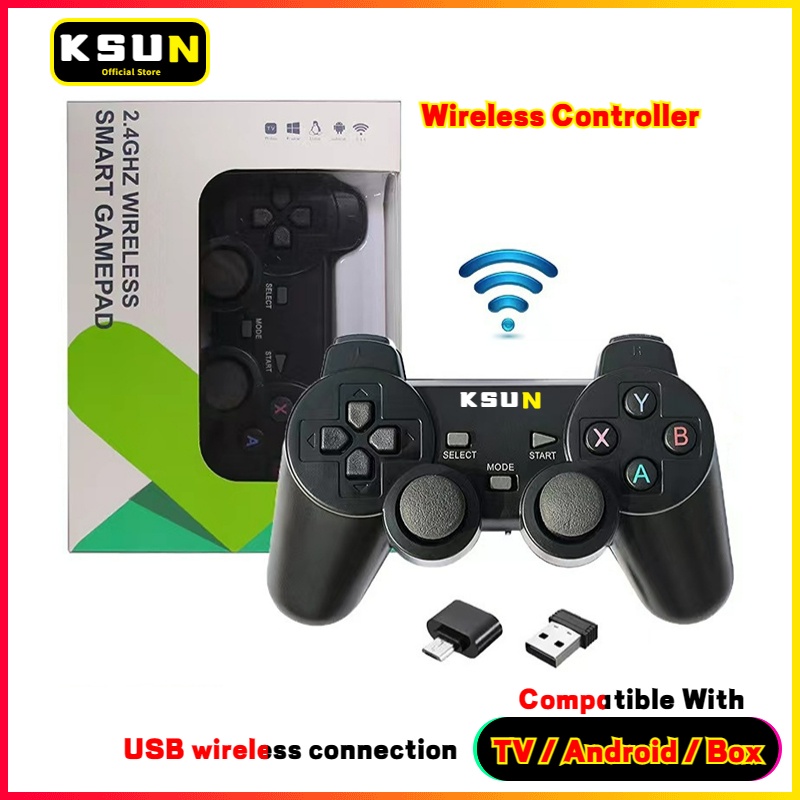 KSUN Android Wireless Controller For Android Phone Joystick 2.4G Joypad ...