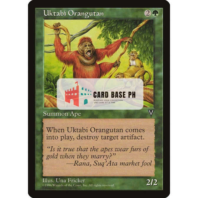 Uktabi Orangutan(Lightly Played) - Magic the Gathering Trading Card ...