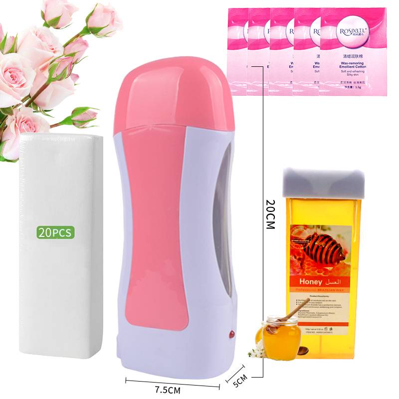 4 IN 1 Portable Wax Machine roll-on wax hair removal wax strip for ...