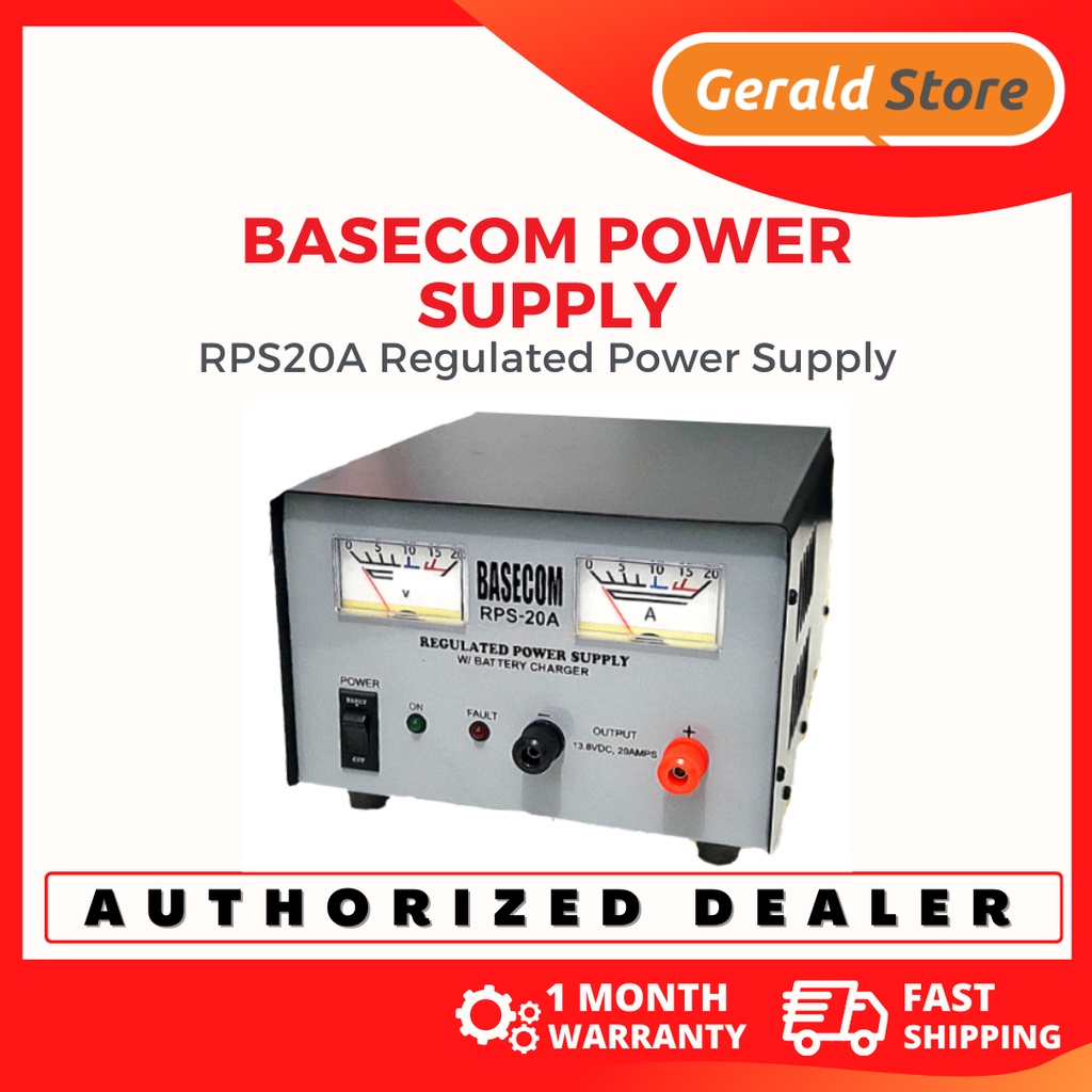 Basecom RPS-20A/ Basecom RPS-30A/ Basecom RPS-50A Regulated Power ...