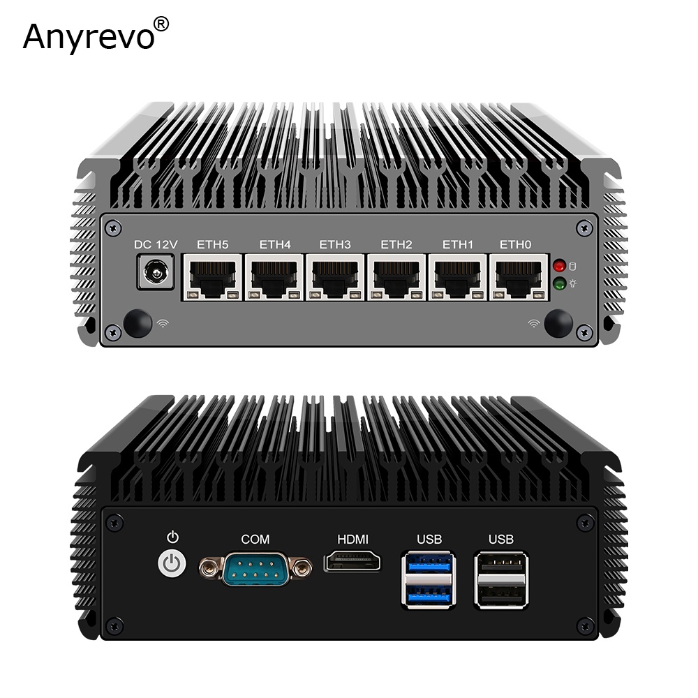 2.5G pfSense Router Intel Celeron J4125 Quad Core 2*DDR4 6x i225 B3 ...