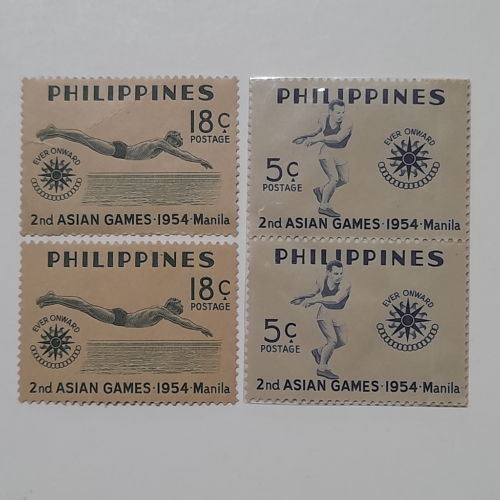 Philippine Postage Stamp set (Original): 1954 2nd Asian Games -(Mint-Unused) - STP-018 | Shopee ...