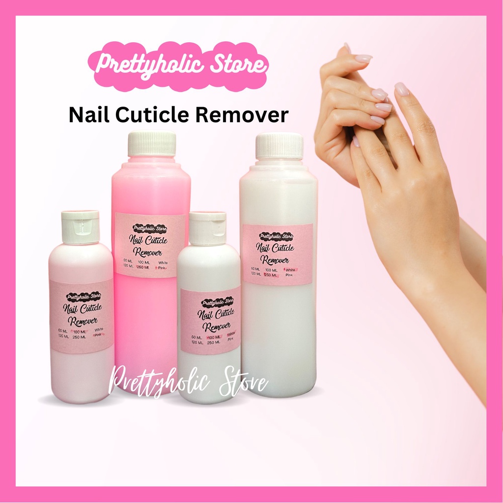 Cuticle Softener Remover White Pink 100 ml | Shopee Philippines