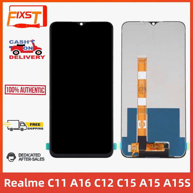 OPPO Realme C11 A16 C12 C15 C2 A15 A15S C25 C25S Narzo20 30A LCD Display Screen assembly ...