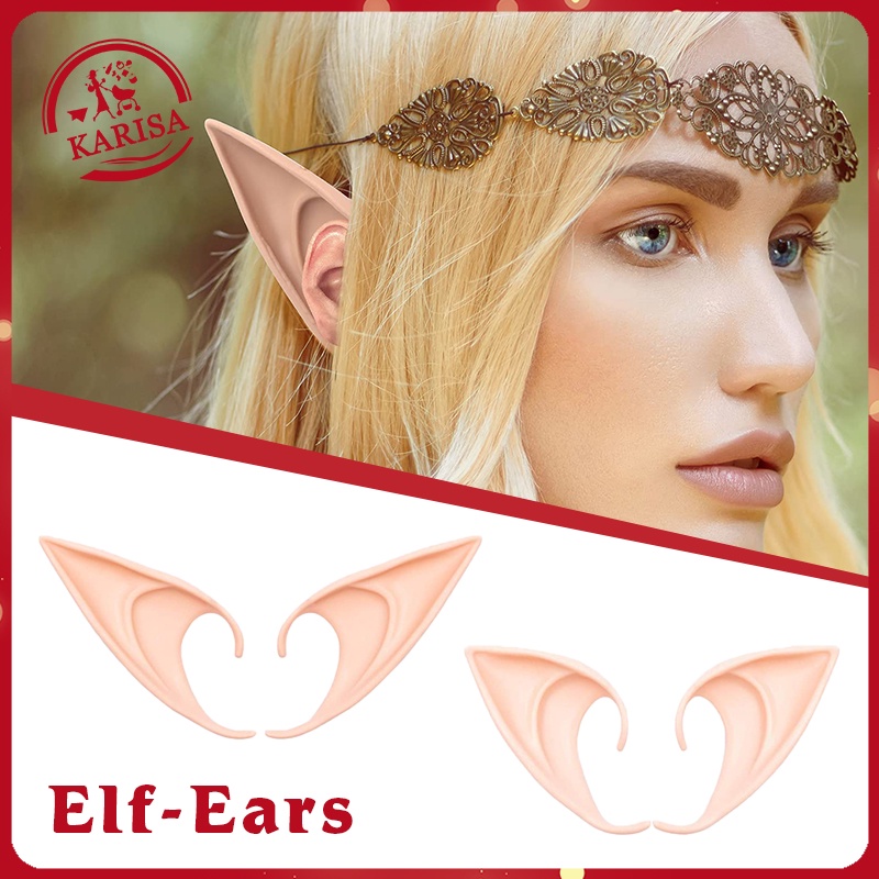 1 Pair Elf Ears Cosplay Props Party Dress Up Costume Masquerade ...