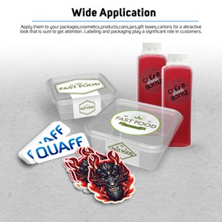 QUAFF Vinyl Inkjet Sticker A4 Size for Label & Stickers (20 sheets ...