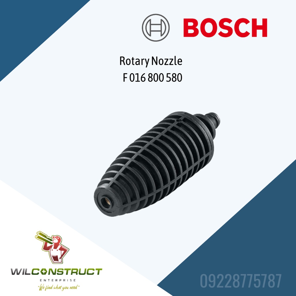BOSCH F016 800 580 ROTARY NOZZLE FOR AQUATAK HIGH PRESSURE WASHER ...