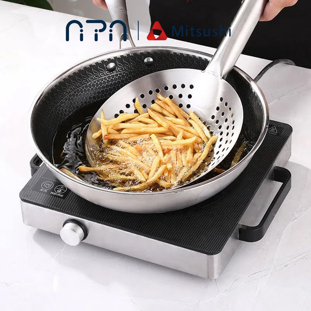 Nipiin Strainer 304 Stainless Steel Fried Large Colander Thicken ...