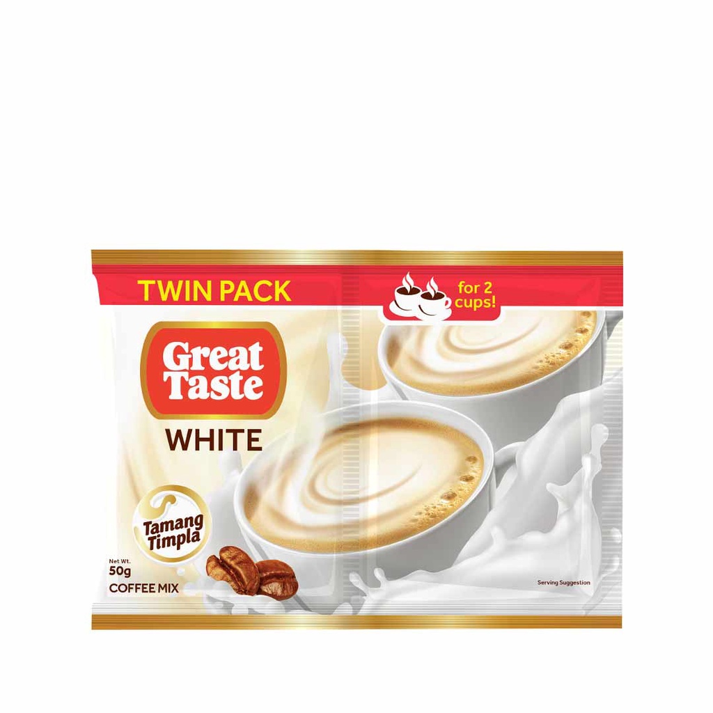 Great Taste White 3-in-1 Twin Pack (50g x 10) | Shopee Philippines