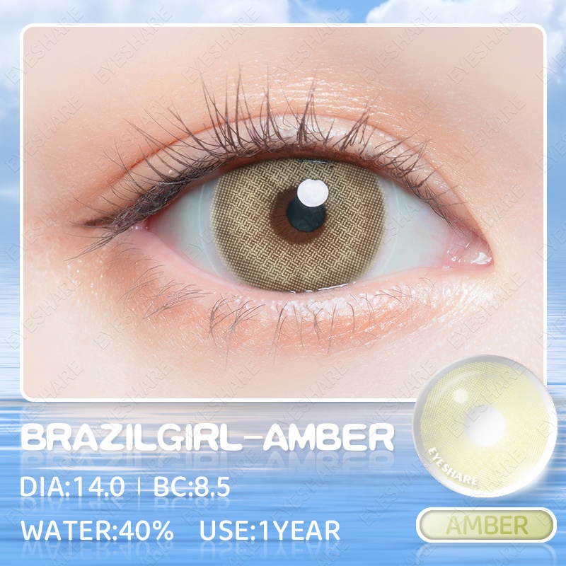 1 Pair Natural Series Contact Lenses Mix Colour Korea Eye Style Contact ...