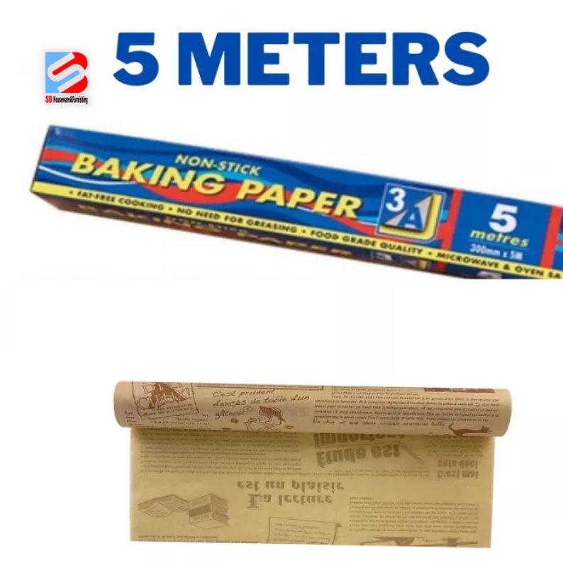OIL ABSORBENT COOKING PARCHMENT PAPER ROLL KITCHEN NON-STICK BAKING ...